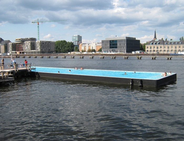 Badeschiff, the Floating Swimming Pool in Berlin | Amusing Planet